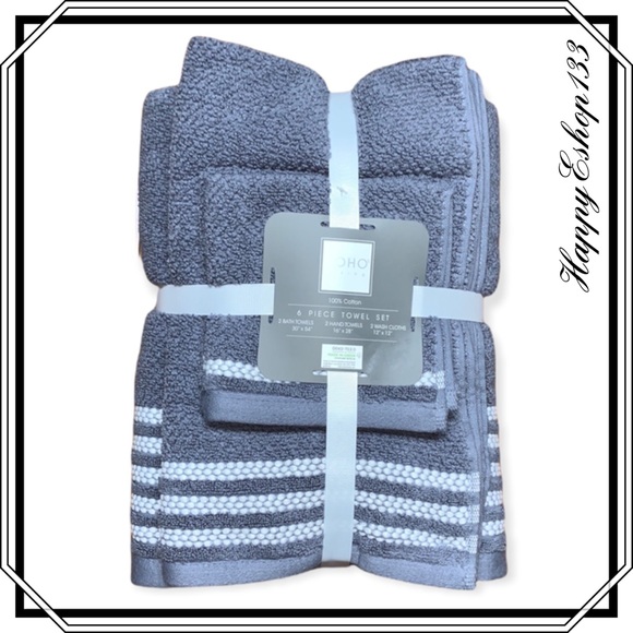 Soho | Bath | Soho Living 0 Cotton Towel Set 6piece Bath Hand Washcloth ...